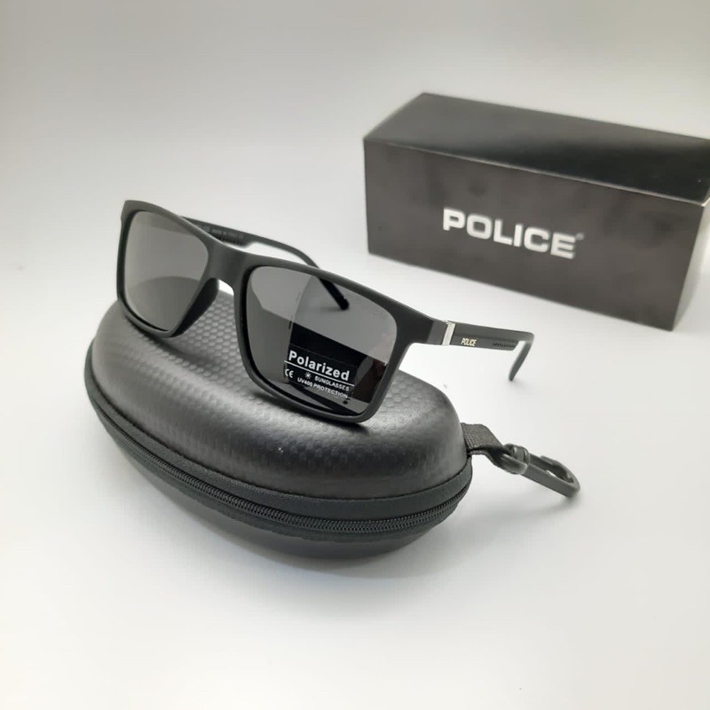 Jual Kacamata Fashion Pria POLICE 18102 Polarized ( Full Set Premium ) | Shopee Indonesia