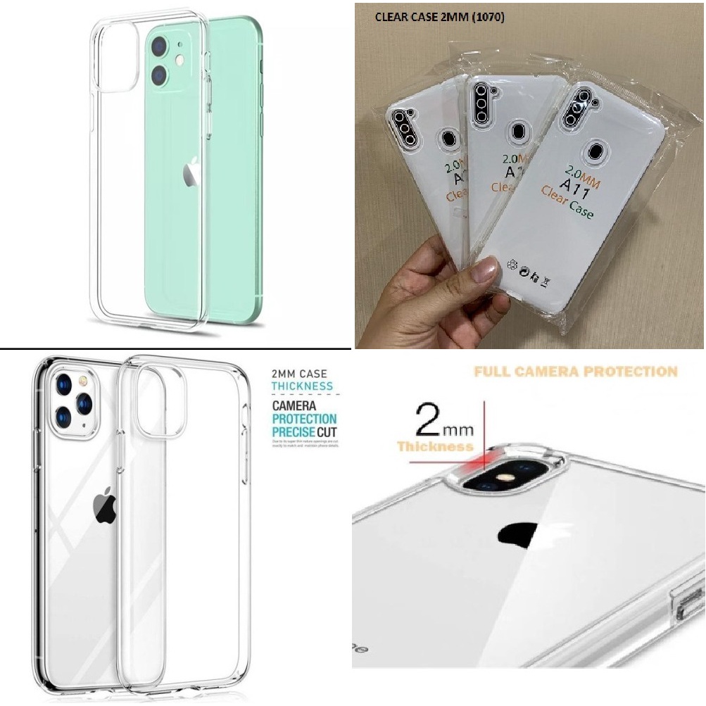 Jual clear soft case 2mm vivo Y100 v27 5g v29e y17s y27 4g y36 v27e y02 y16 y22 y35 y12 y03 y17 ...