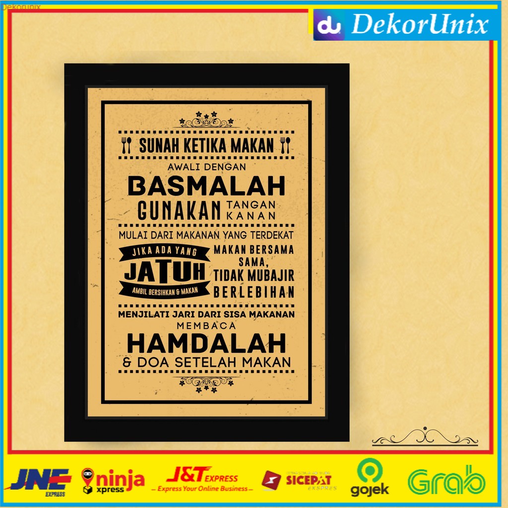 Jual POSTER DINDING/ HIASAN DINDING DEKORASI DINDING/ STIKER DINDING ...