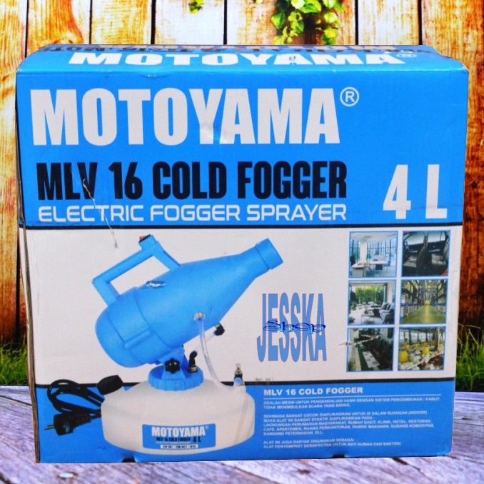 Jual Mesin Electric Fogging Sprayer ULV Cold Fogger Motoyama MLV 16 MLV ...
