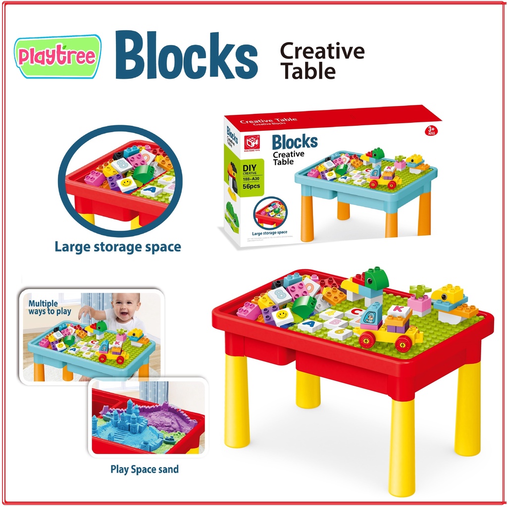 Jual Meja Balok Besar Blocks Creative Table 188-A30 | Shopee Indonesia