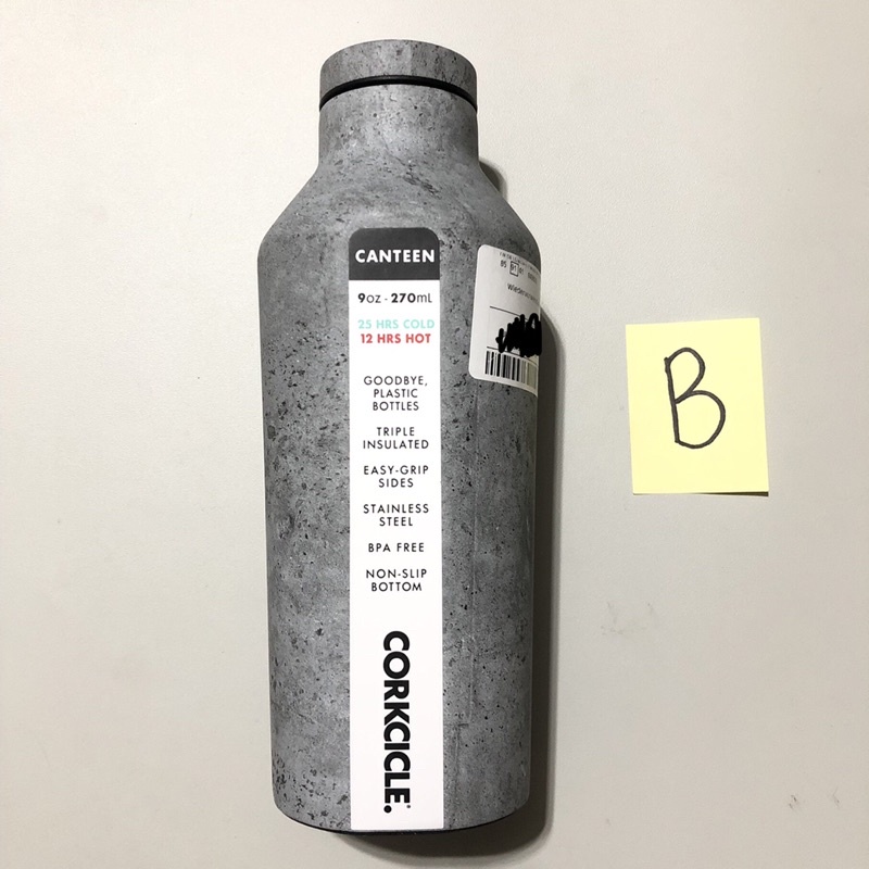 Jual NEW Corkcicle Canteen Concrete 9oz Kode B | Shopee Indonesia