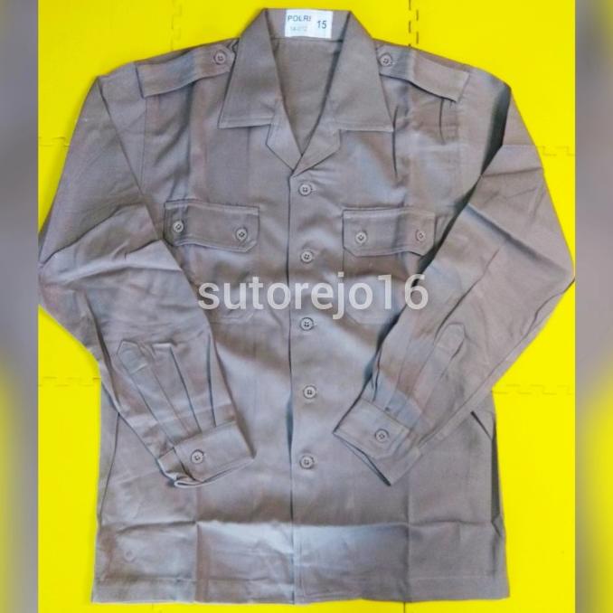 Jual seragam baju pdl sus jatah polri pembina pramuka lengan panjang ...