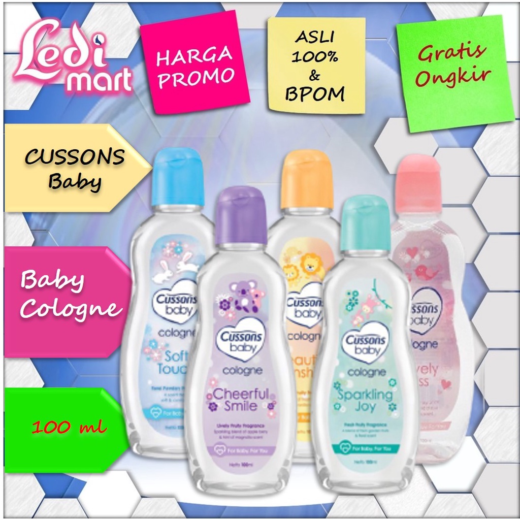 Jual ORIGINAL Cussons Baby Cologne 100 ml / Cusson Cologne Bayi Cussons ...