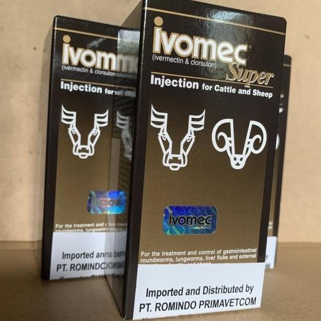 Jual PROMO IVOMEC SUPER 50 ML INJEKSI IVERMECTIN HEWAN PACKING AMAN ...