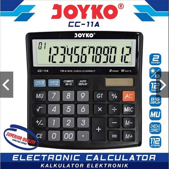 Jual Calculator Kalkulator Joyko CC-11A 12 Digits MURAH | Shopee Indonesia