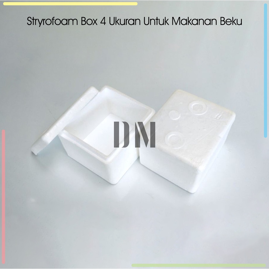 Jual Styrofoam Gabus Sterofoam Sterofom Kotak Cooler Box Makanan Es ...