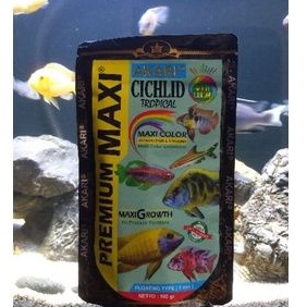 Jual [PAKAN CICHLID] Pelet Ikan Akari Premium Maxi Cichlid | Shopee Indonesia