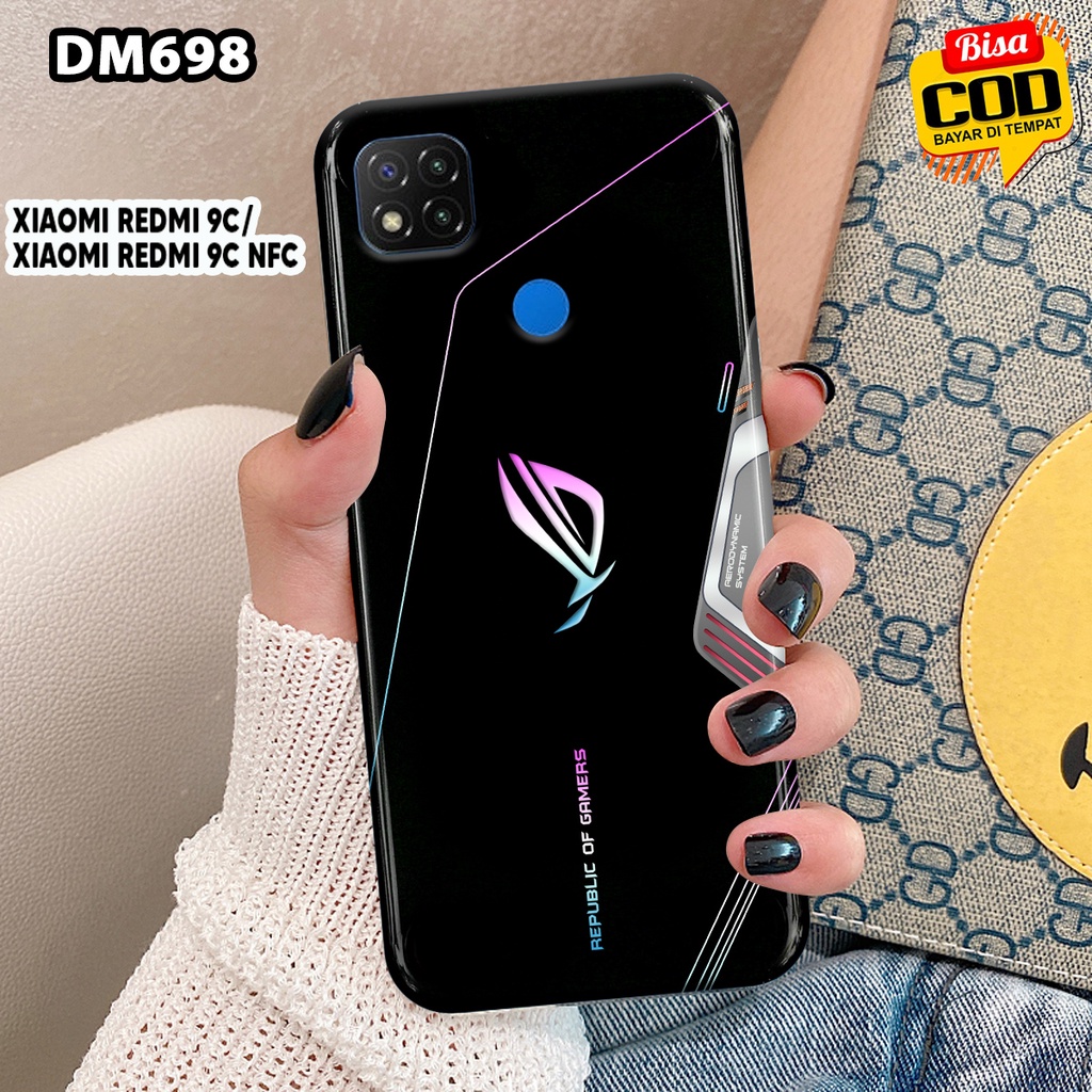 Jual Case Xiaomi Redmi 9C/ 9C NFC - [DM698] - "Logo R.O.G ROG ...