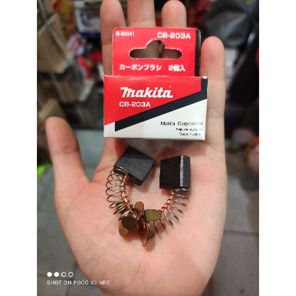 Jual carbon Brush CB 203A Sepul Arang MT 240,2414NB,MT 362 asli MAKITA /batu arang cut off ...