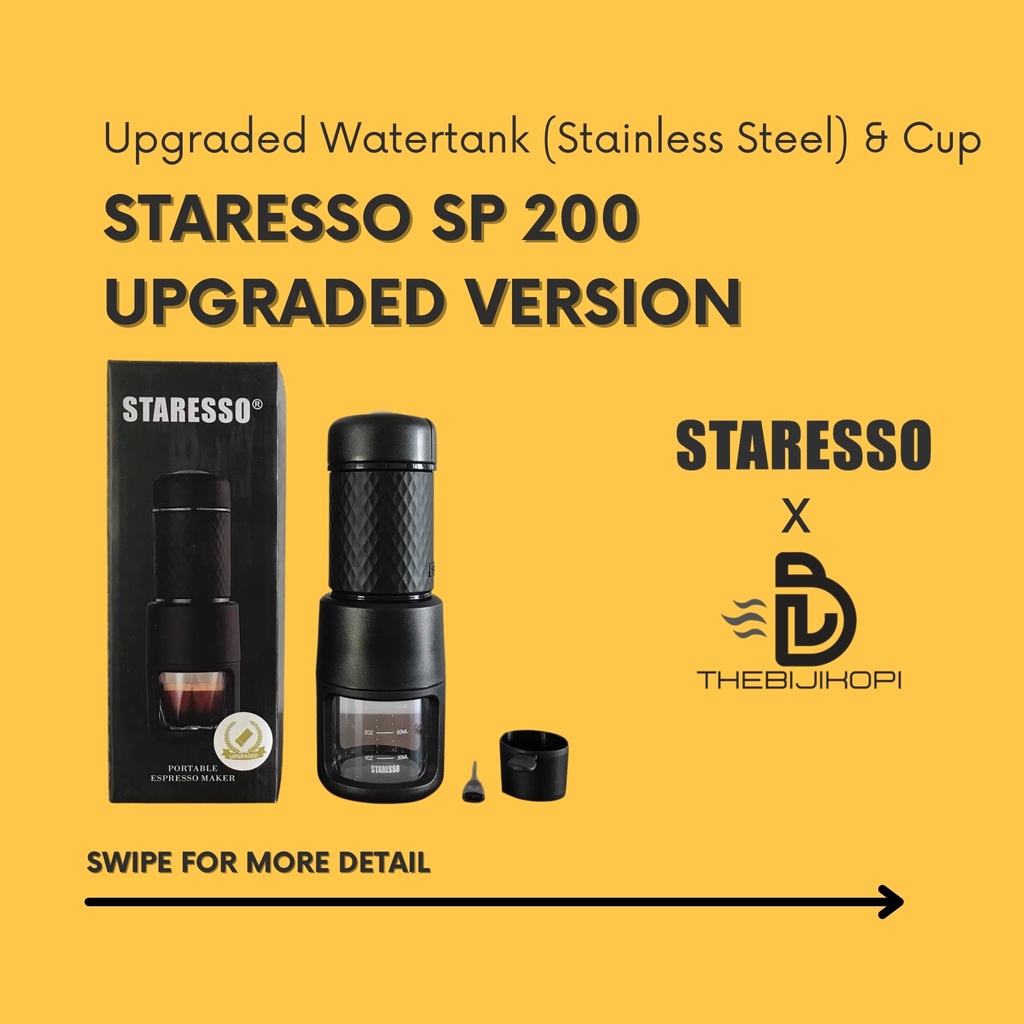 Jual Staresso Espresso Maker Manual Pembuat Espresso Mini SP-200 100% ORIGINAL | Shopee Indonesia