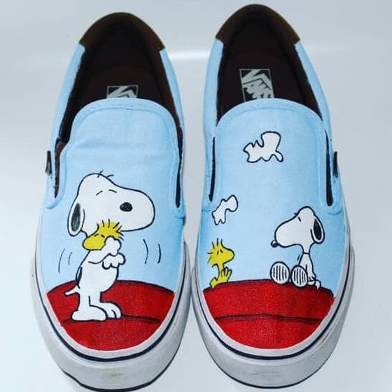 Jual SEPATU LUKIS BEBAS DESAIN CUSTOM NAMA GAMBAR KUALITAS RAPI CEPAT ...