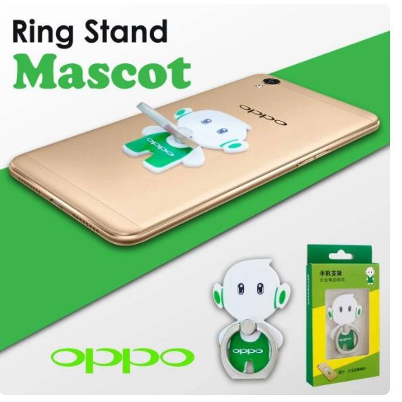Jual I Ring Holder Boneka Oppo ( dapat digunakan segala jenis Gadget ...