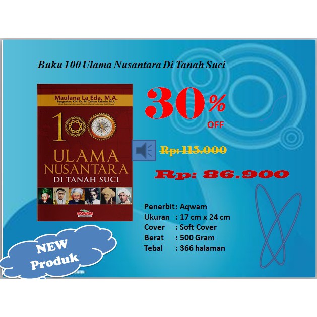 Jual Buku 100 Ulama Nusantara Di Tanah Suci | Shopee Indonesia Jual Buku 100 Ulama Nusantara Di Tanah Suci | Shopee Indonesia