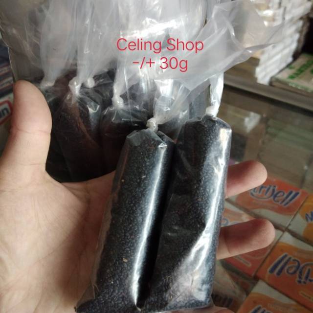 Jual BIJI SELASIH selasi telur kodok timbangan 30gram 30gr | Shopee ...