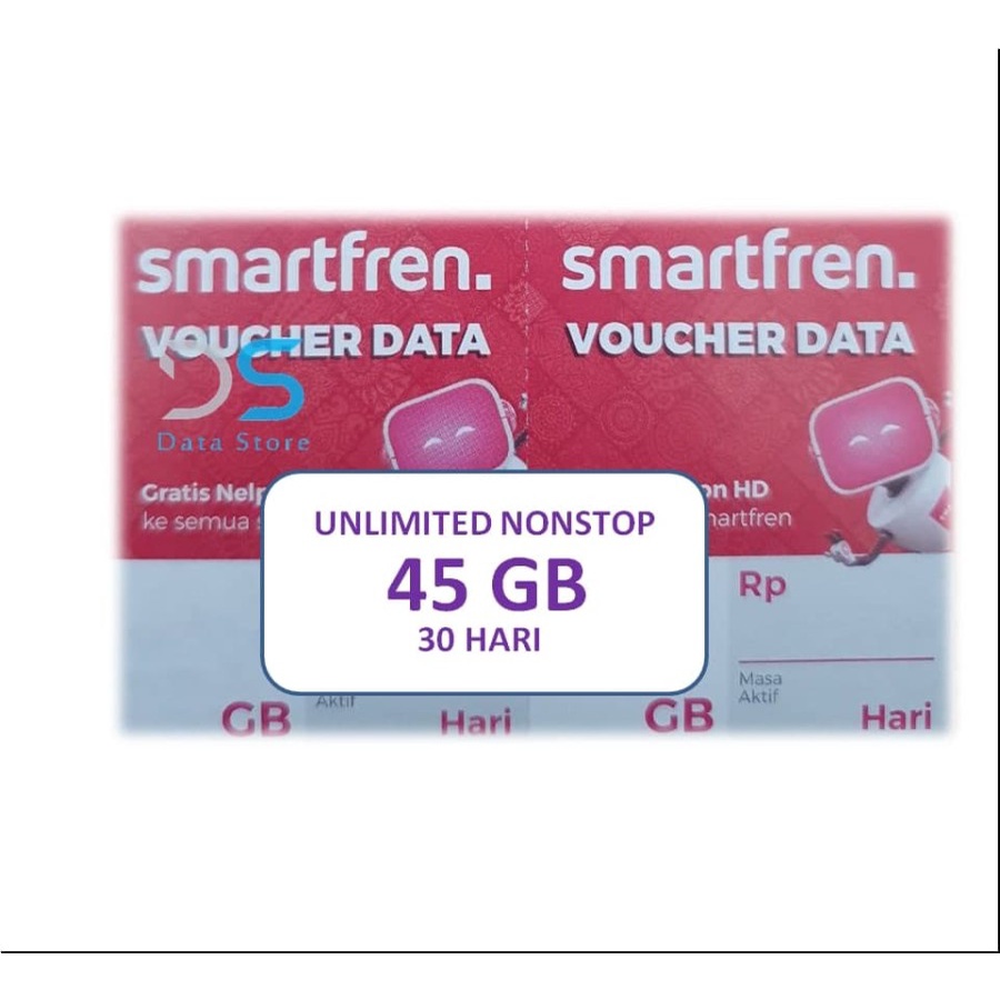 Jual Voucher SmartFren NONSTOP UNLIMITED 45 GB | Shopee Indonesia