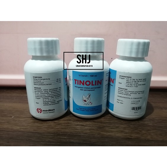 Jual TINOLIN 100 ML - OBAT INFEKSI PERNAFASAN & PENCERNAAN UNTUK HEWAN ...