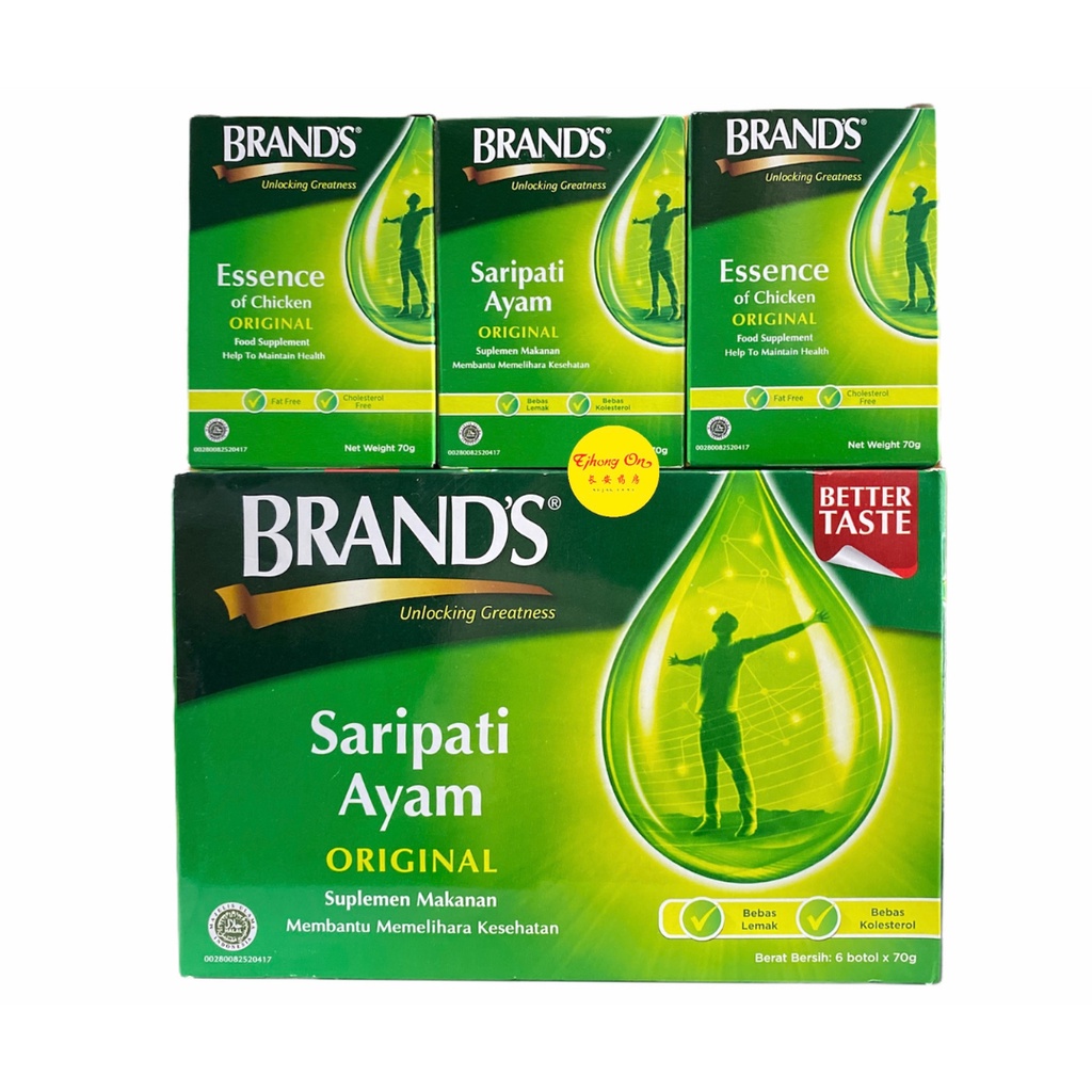 Jual Brand's Essence of Chicken Saripati Ayam Original ( 6 x 70gr ...