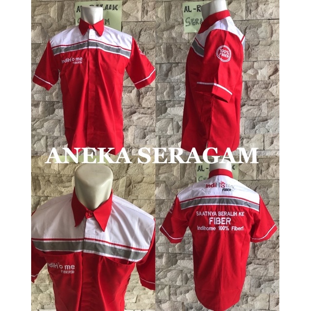 Jual Seragam kerja indihome-baju kerja indihome-bisa tambah bordir ...
