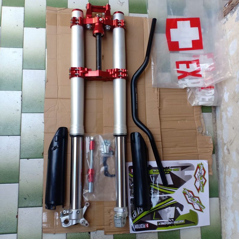 Jual UPSIDEDOWN USD UPSIDE DOWN SHOCK DEPAN KLX CROSS EXPEDITION /PROTAPER REAL JUMP KLX CRF WR ...