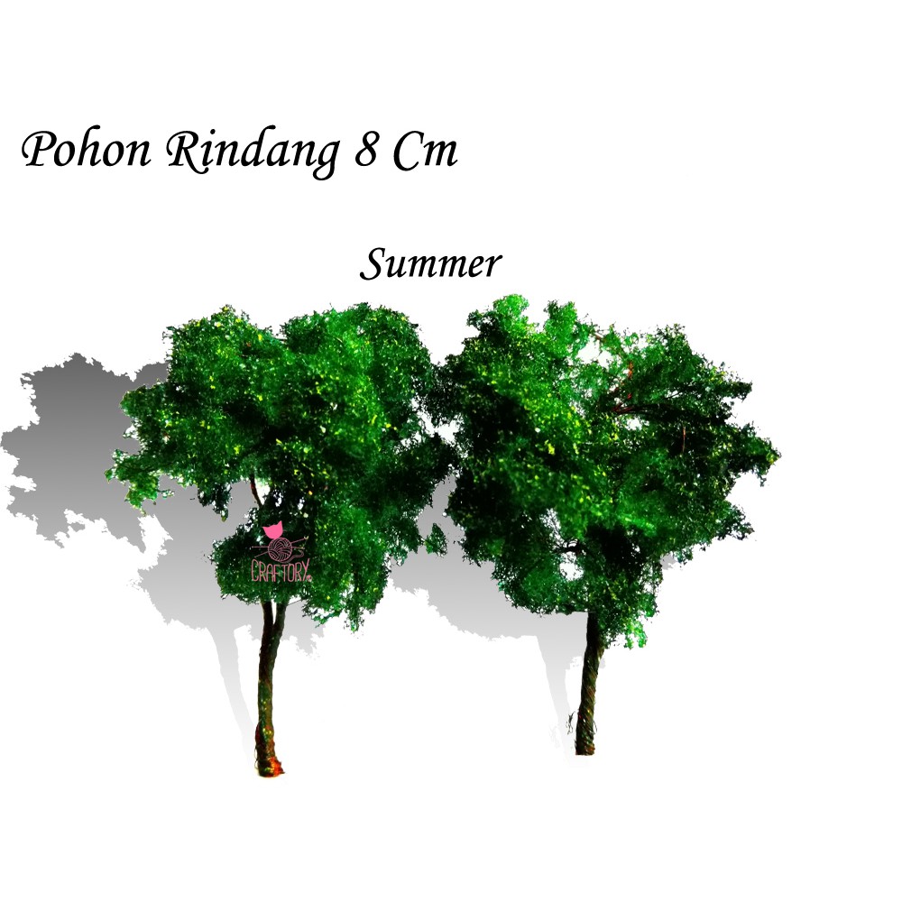 Jual MAKET POHON RINDANG 8cm / Diorama Pohon Rindang - 8 cm Isi 2 ...
