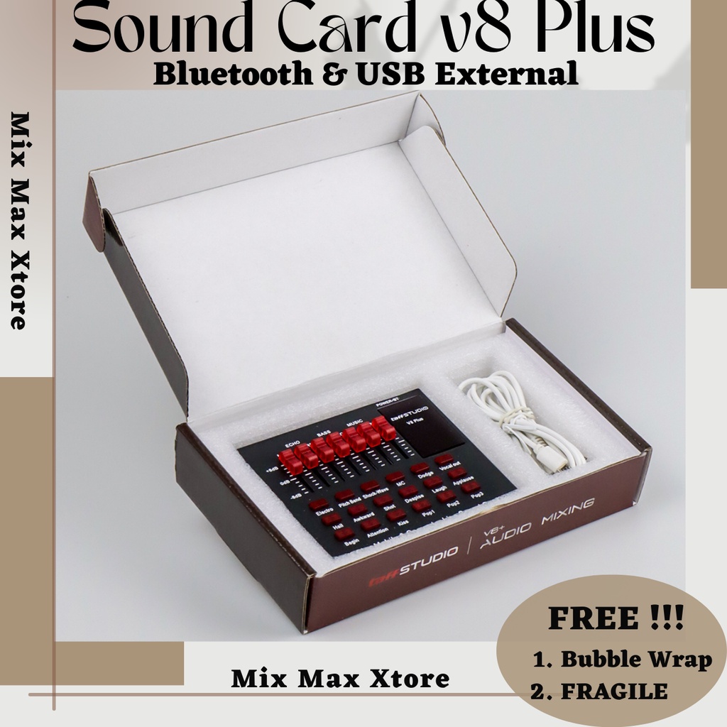 Jual TaffSTUDIO Sound card Bluetooth Audio USB External Soundcard ...