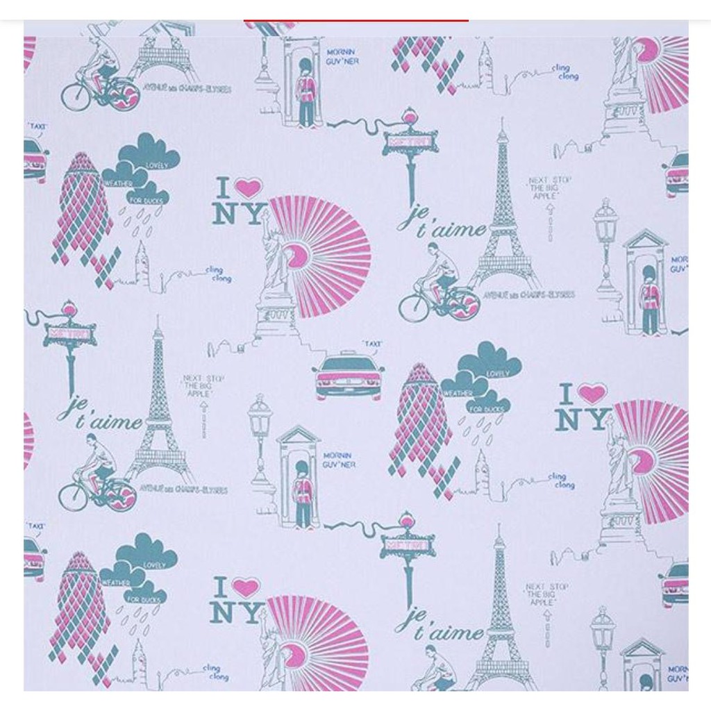 Jual Bogel Wallpaper Dinding | Walpaper dinding | Sticker Motif Menara ...