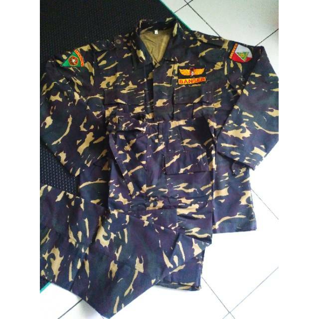 Jual Pdl BANSER NASIONAL new|SERAGAM BANSER |PDL LORENG BANSER | Shopee ...