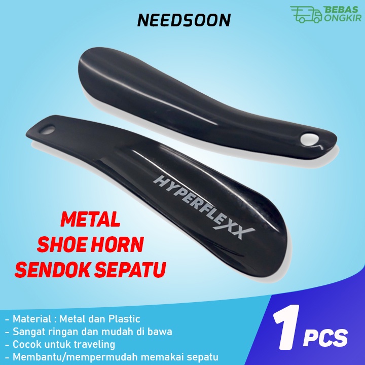 Jual Sendok Sepatu Shoe Horn Metal Plastic Alat Bantu Pakai Sepatu ...