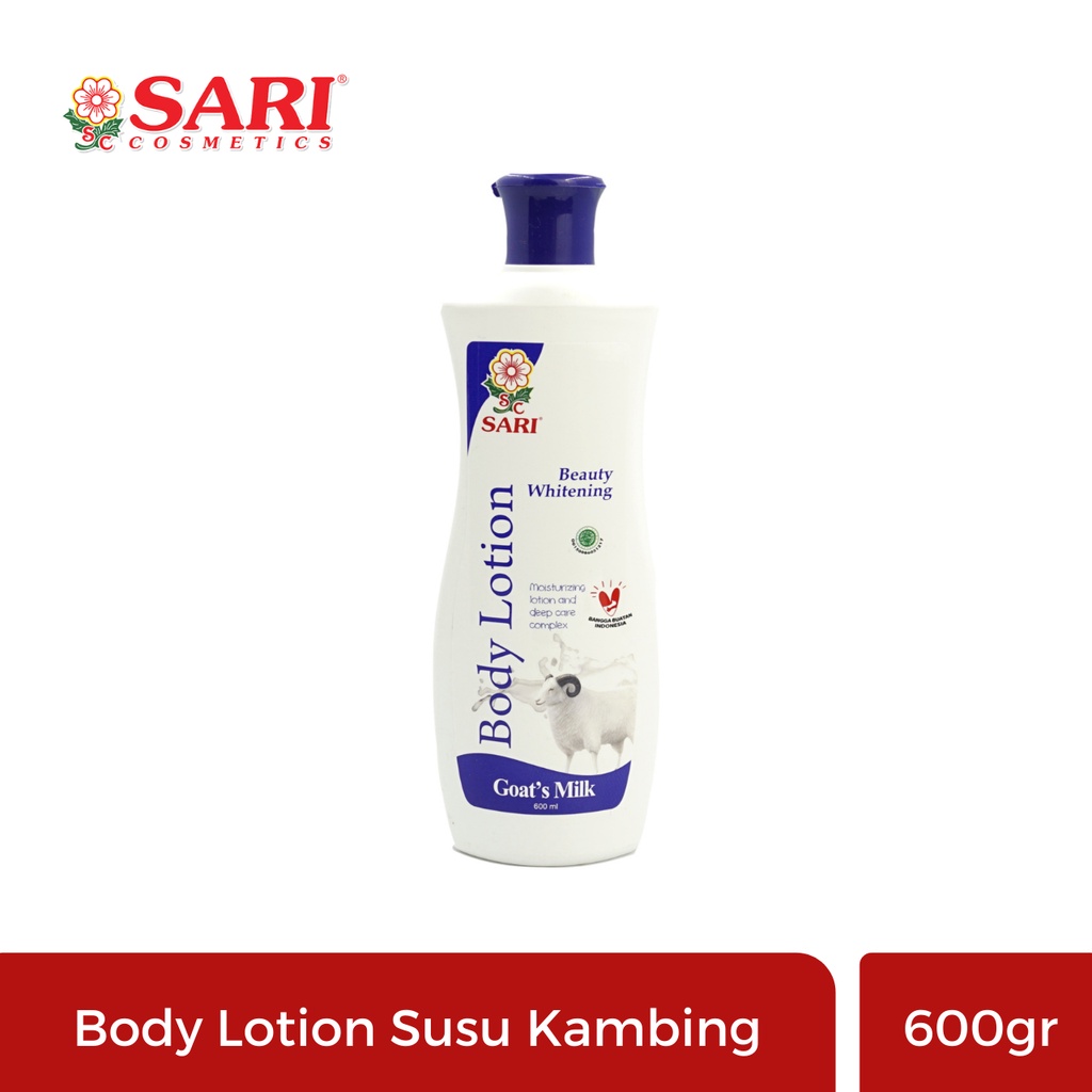 Jual Sari Cosmetics Body Lotion Goats Milk 600ml Shopee Indonesia