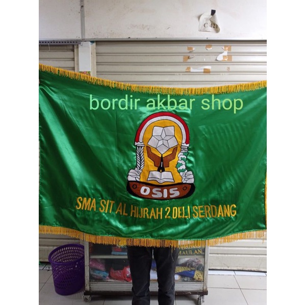 Jual bendera pataka OSIS/bendera CUSTOM/bendera REQUEST | Shopee Indonesia