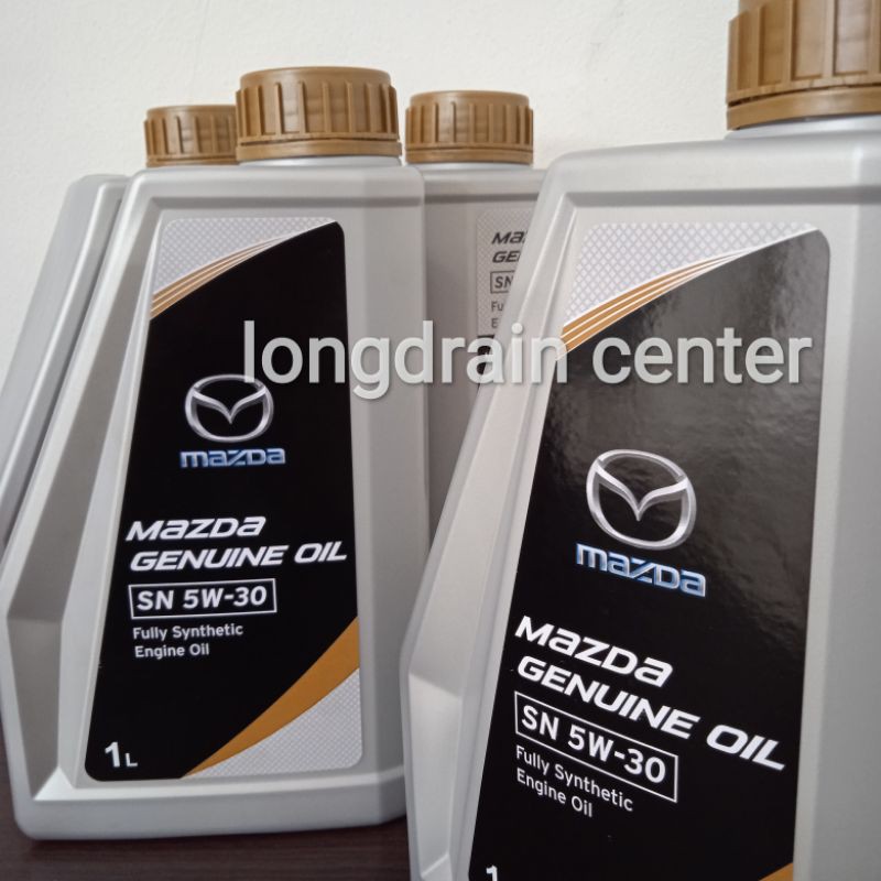 Jual mazda genuine oil 5w30 fully synthetic oil kemasan 1 liter ...