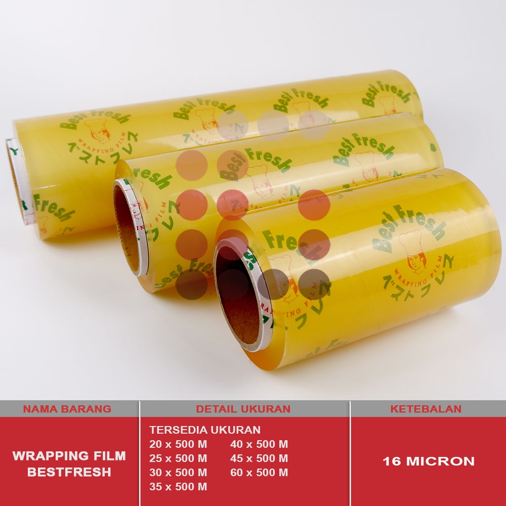 Jual plastik wrapping film bestfresh 30 x 500 METER | Shopee Indonesia