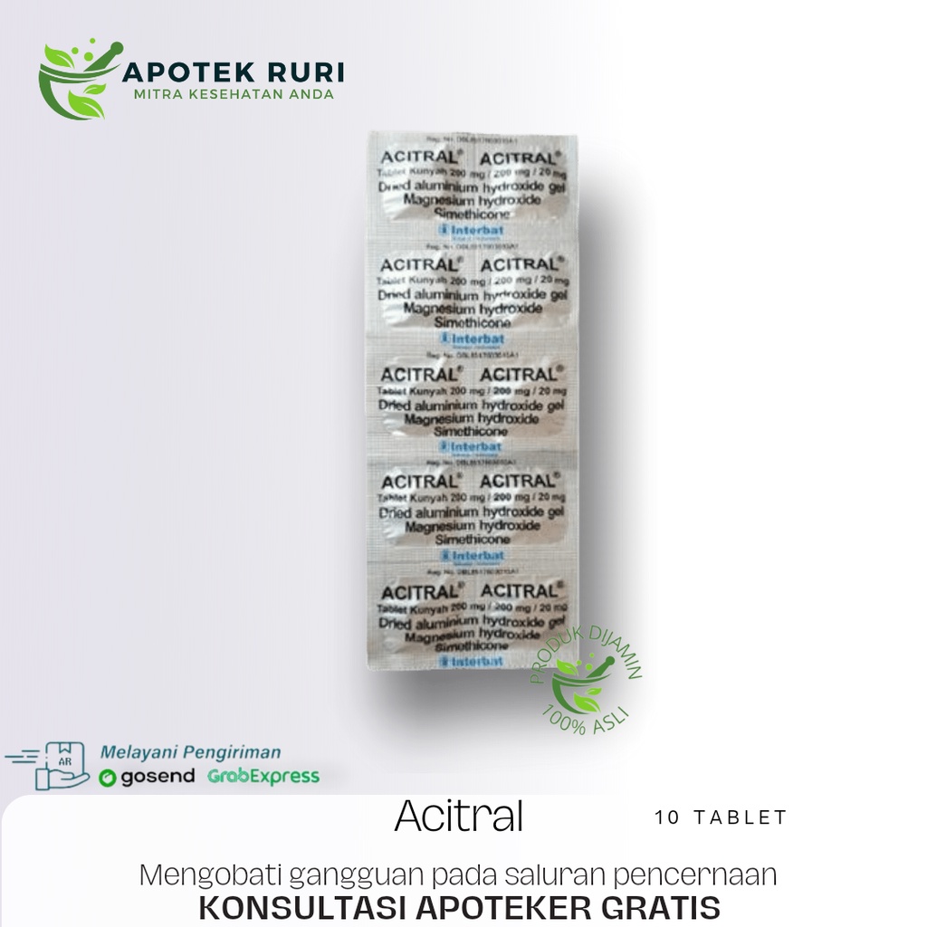 Jual Acitral Strip 10 Tablet | Shopee Indonesia