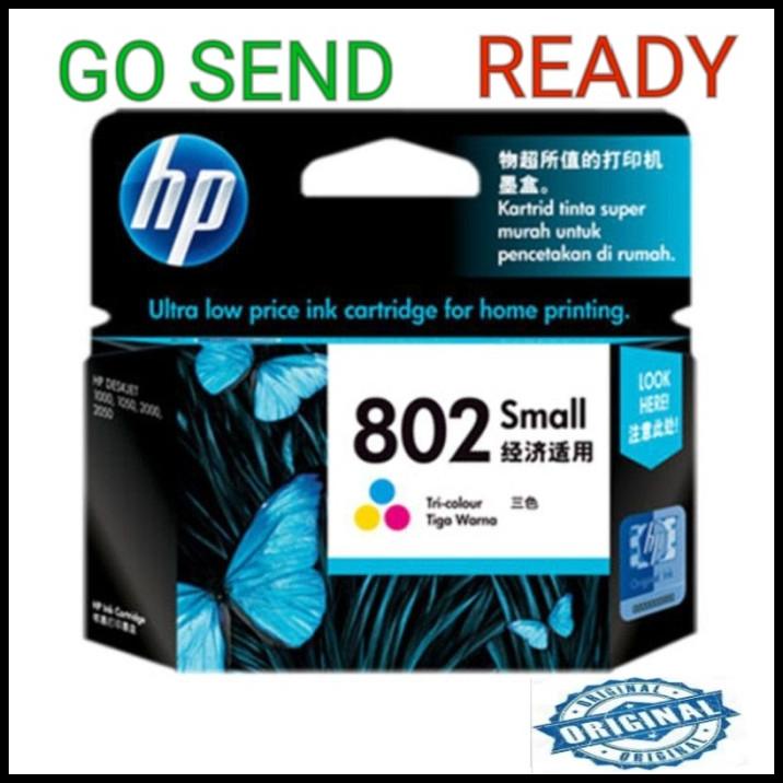 Jual Hp 802 Original Black Hitam Atau Color Warna Colour Tinta Printer ...