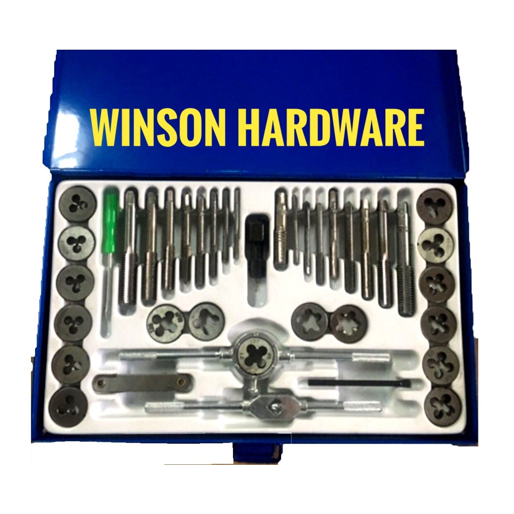 Jual Carrson Tap dan Snai Set 40 pc Box Besi - Tap And Die set 40 pc ...