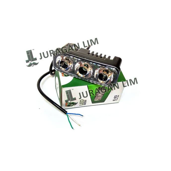 Jual Lampu Sorot Tembak LED TEMBUS KABUT - RTD E03-S / E03S [STROBO 3 MODE] | Shopee Indonesia