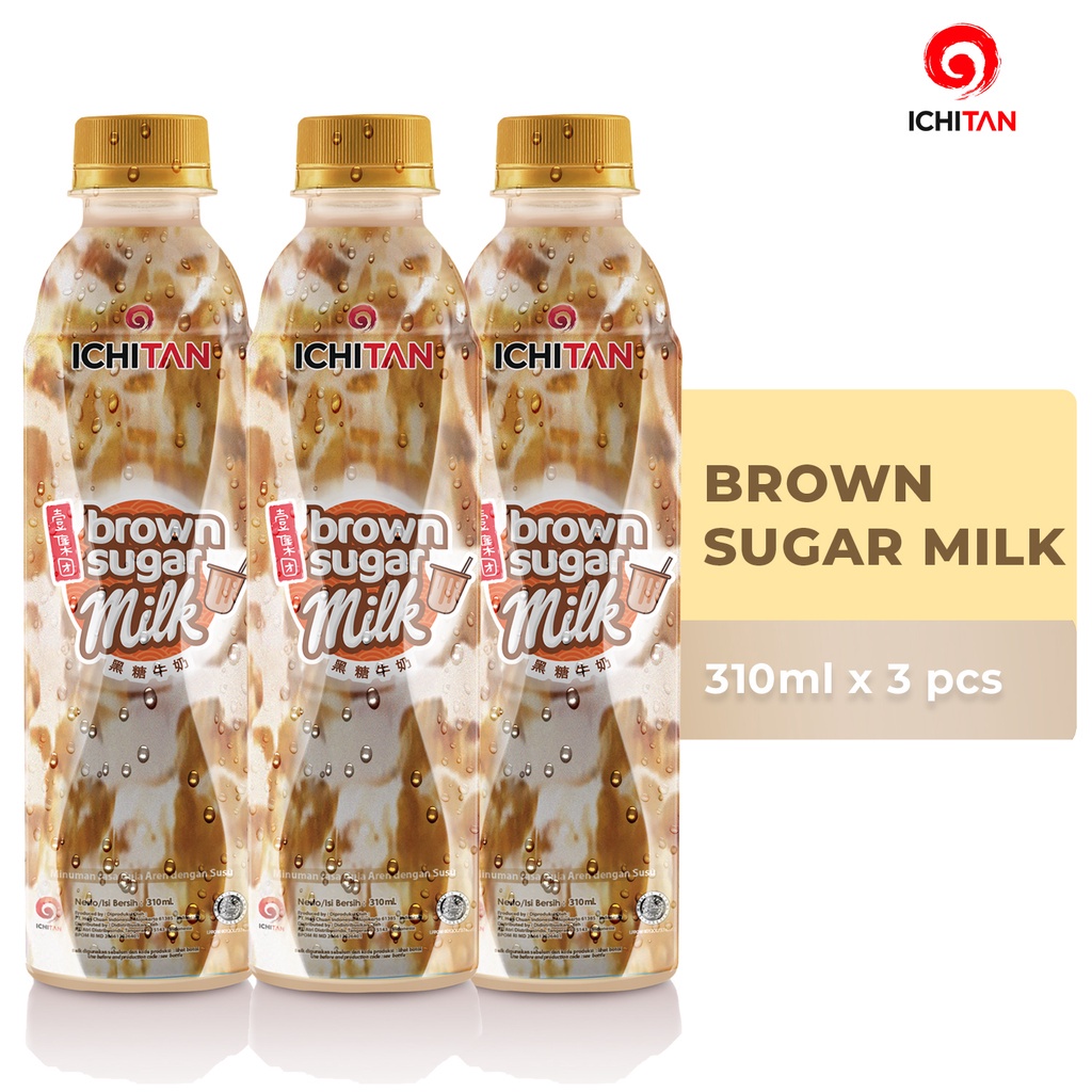 Jual lobstar x Ichitan Brown Sugar Milk 310ml | Bundling 3 | Shopee Indonesia