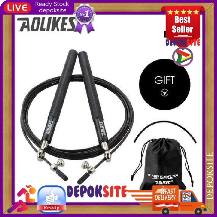 Jual AOLIKES 3202 Crossfit Speed Jump Professional Skipping Boxing ...