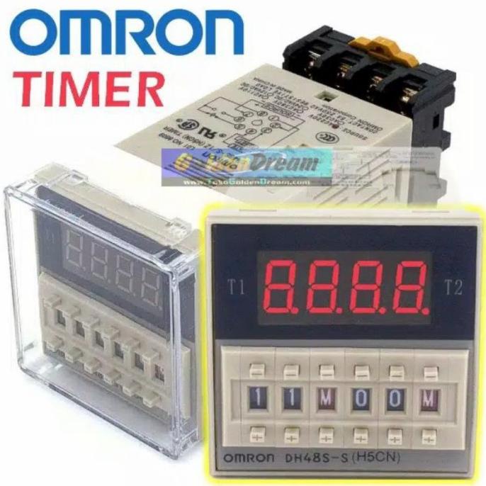 Jual Digital Timer Delay Relay DH48S S Omron AC 220V Untuk Mesin Tetas Dll | Shopee Indonesia