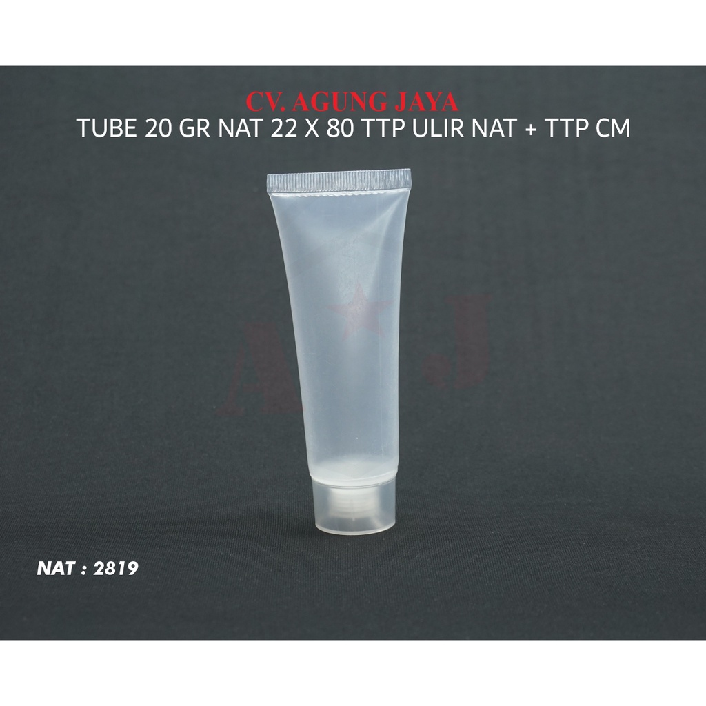 Jual Tube 20 g Natural Ulir / Tube Cream / Tube Kosmetik / Tube Ulir ...