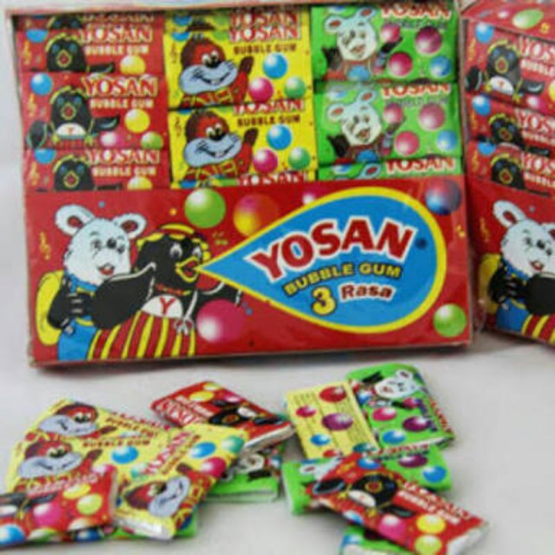 Jual YOSAN PERMEN KARET JADUL BOX ISI 60 PCS / JAJANAN JADUL | Shopee ...