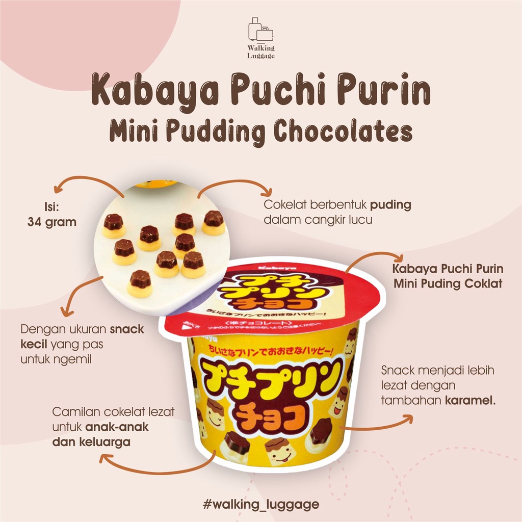 Jual Kabaya Puchi Purin - Mini Pudding Chocolates | Shopee Indonesia