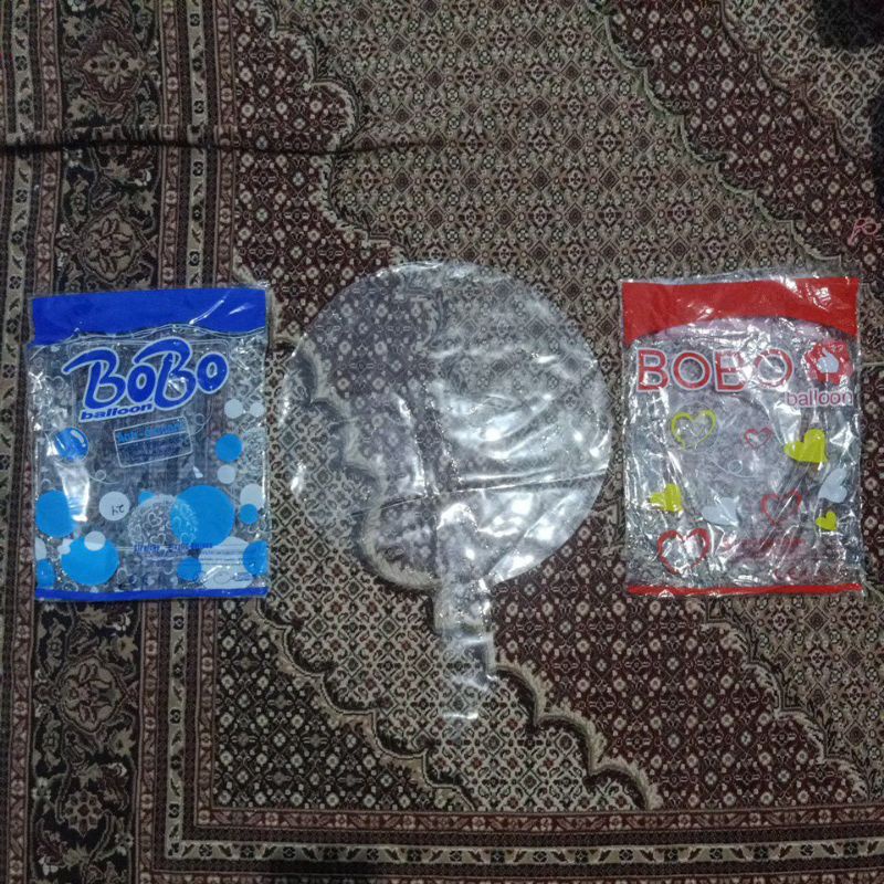 Jual Balon PVC Tebal bening transparan ukuran ± 18 20 24 36 inci bobo ...