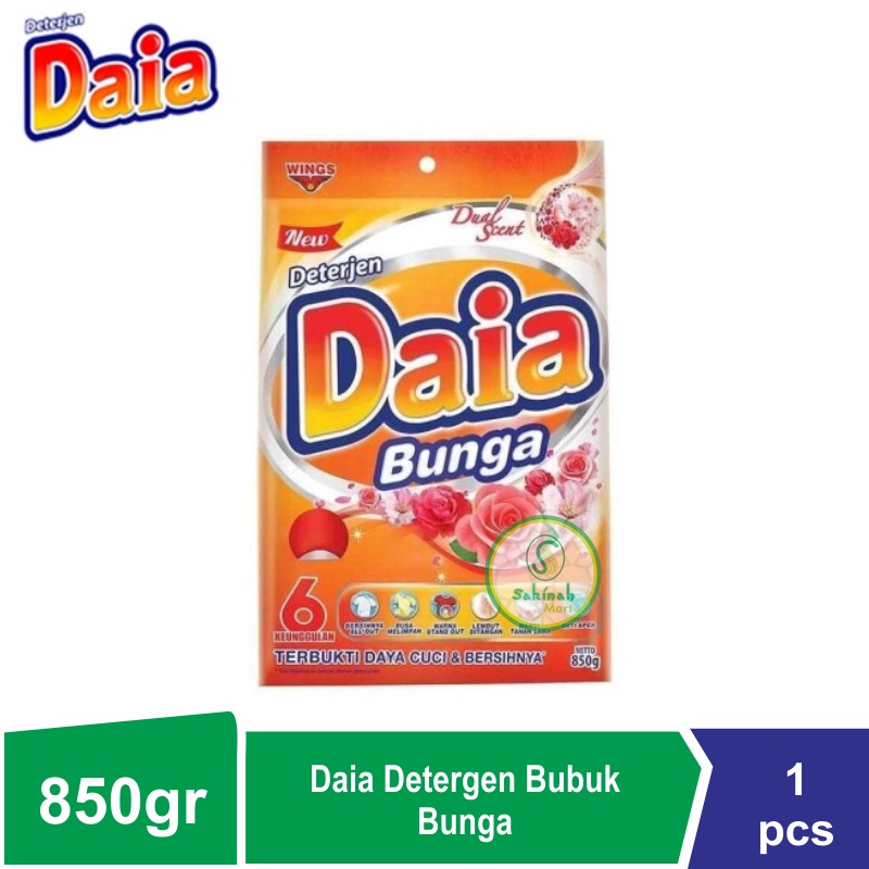 Jual Daia Bunga Detergen Bubuk 850gr | Shopee Indonesia