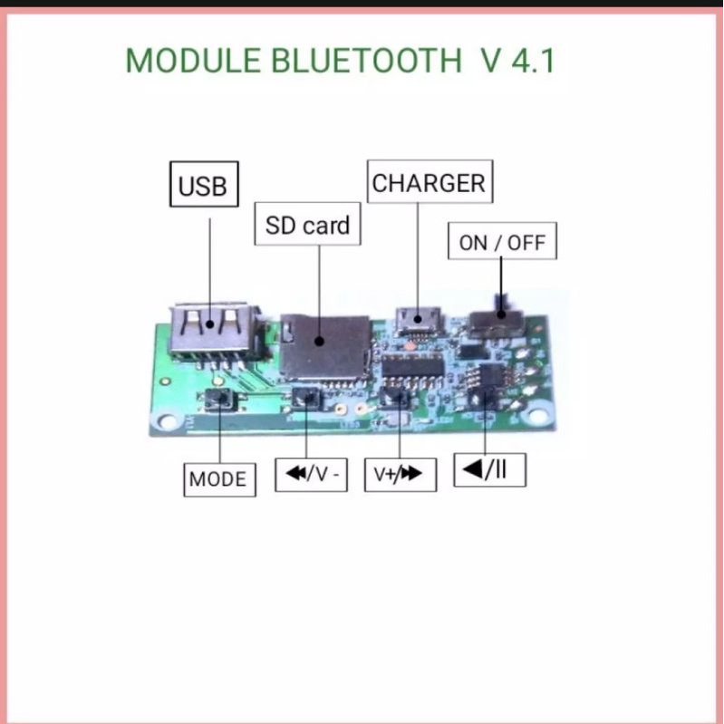 Jual Kit modul mp3 bluetooth + fm radio/pcb drive speaker bluetooth ...