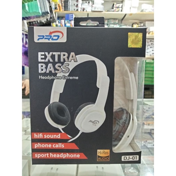 Jual HEADSEAT BANDO 5BRO HEADSET BANDO PRO DJ-01 EXTRA BASS HEADSET ...