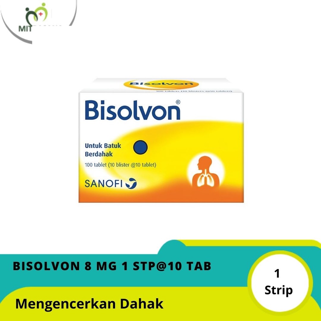 Jual BISOLVON 8 MG 1 STP@10 TABLET | Shopee Indonesia