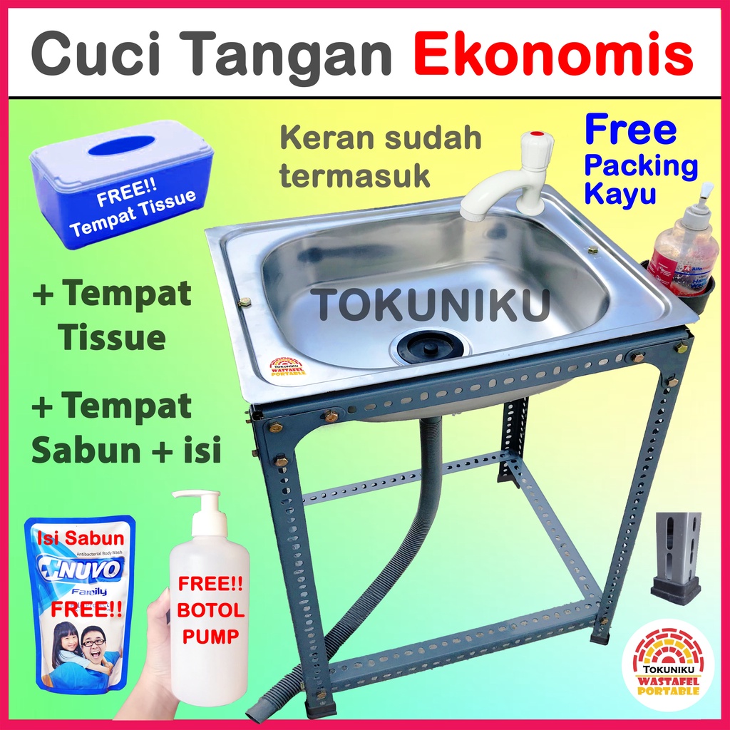 Jual Wastafel Portable Bak Cuci Tangan Portable Tempat Cuci Piring ...