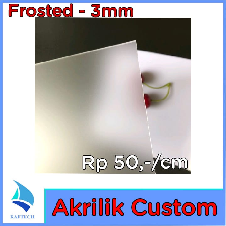 Jual Akrilik Custom 3mm Satin Frosted Acrylic Laser Cutting Marga Cipta ...